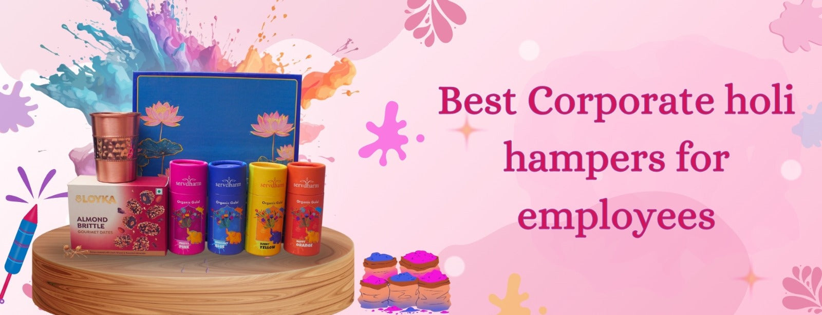 Best Corporate Holi Hampers for Employees: A Blend of Color, Love and