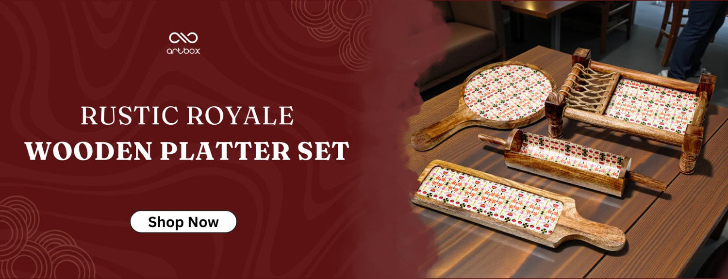 Rustic Royale Wooden Platter Set – The Perfect Luxury Gift for Every O
